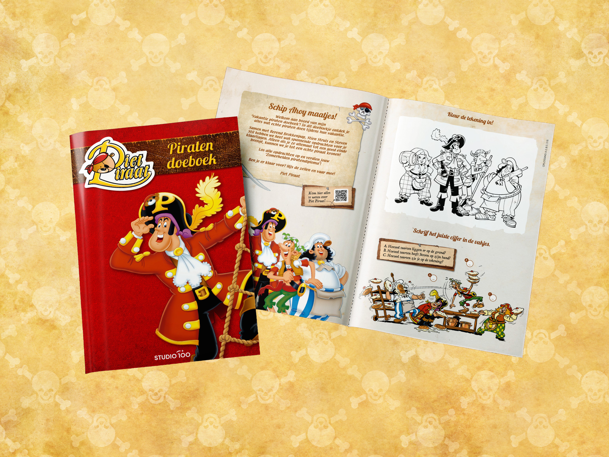 Piet Piraat Doeboek - Fun - Studio 100
