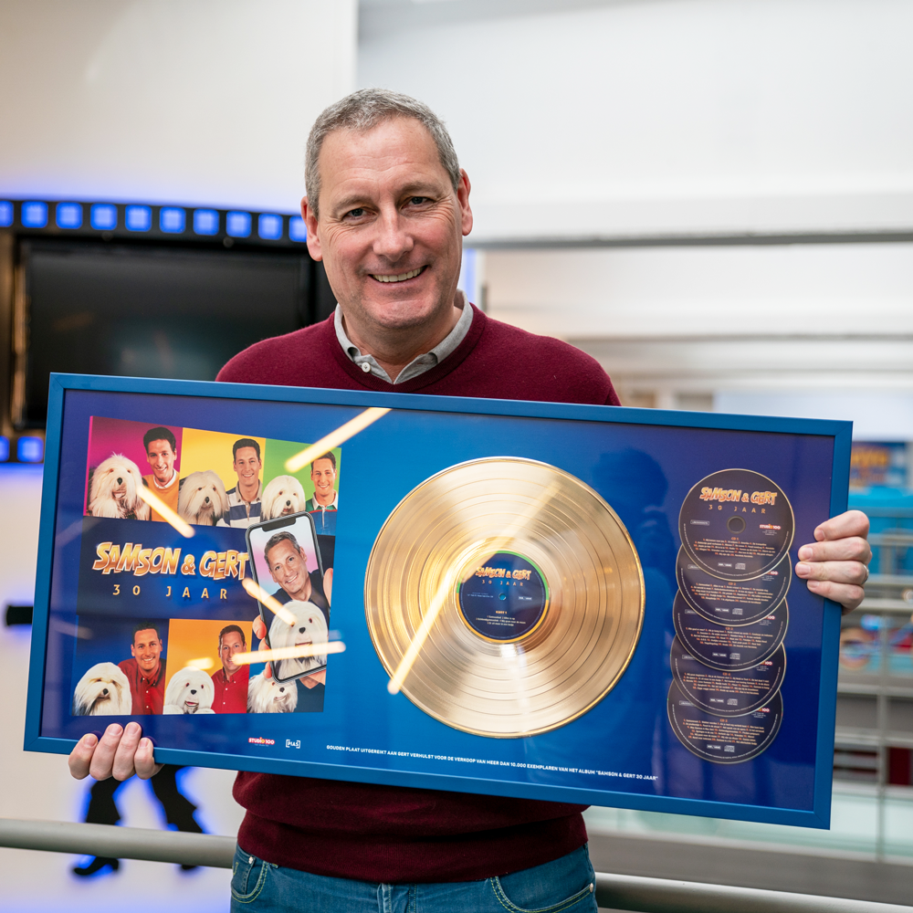 Gouden plaat voor Samson & Gert! - Nieuws - Studio 100