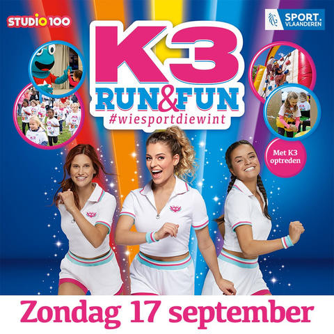 Kom naar de K3 RUN & FUN - Nieuws - Studio 100