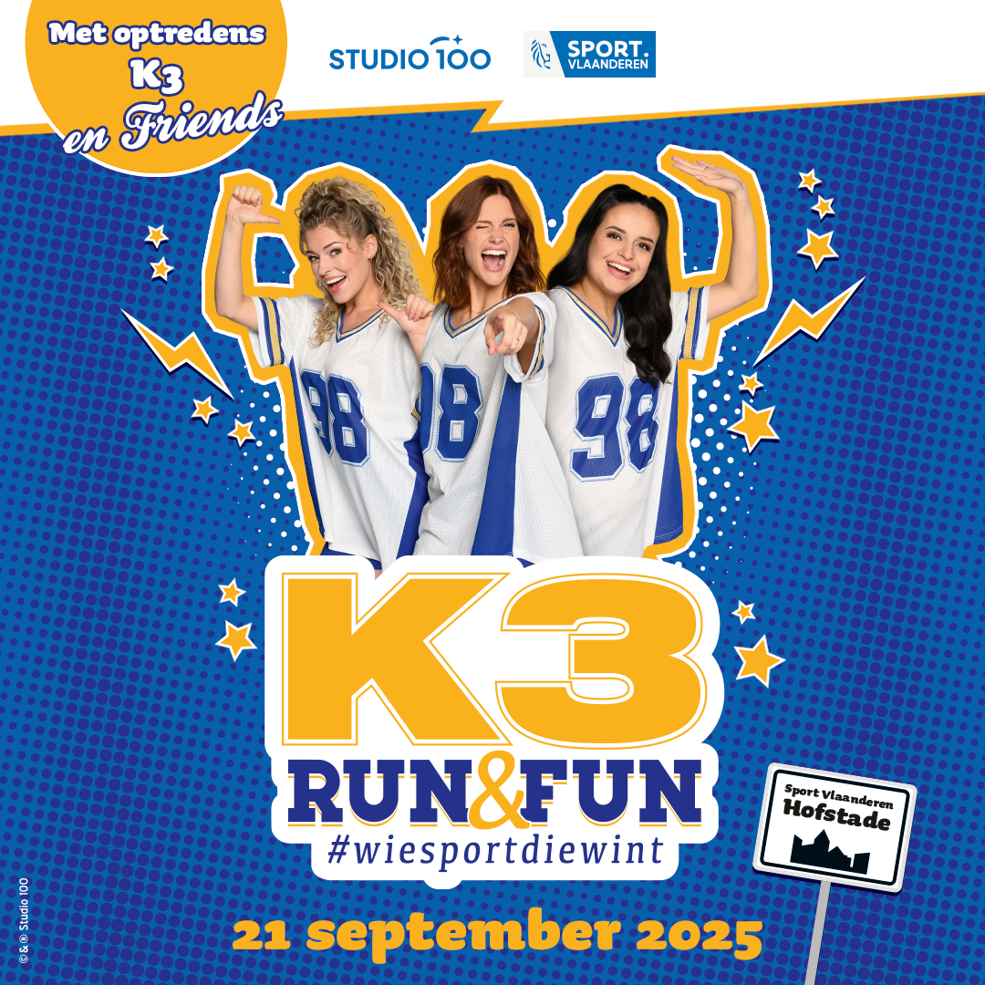 K3 RUN&FUN viert feestelijke jubileumeditie: lopen, lachen en beleven op 21 september! - Nieuws ...