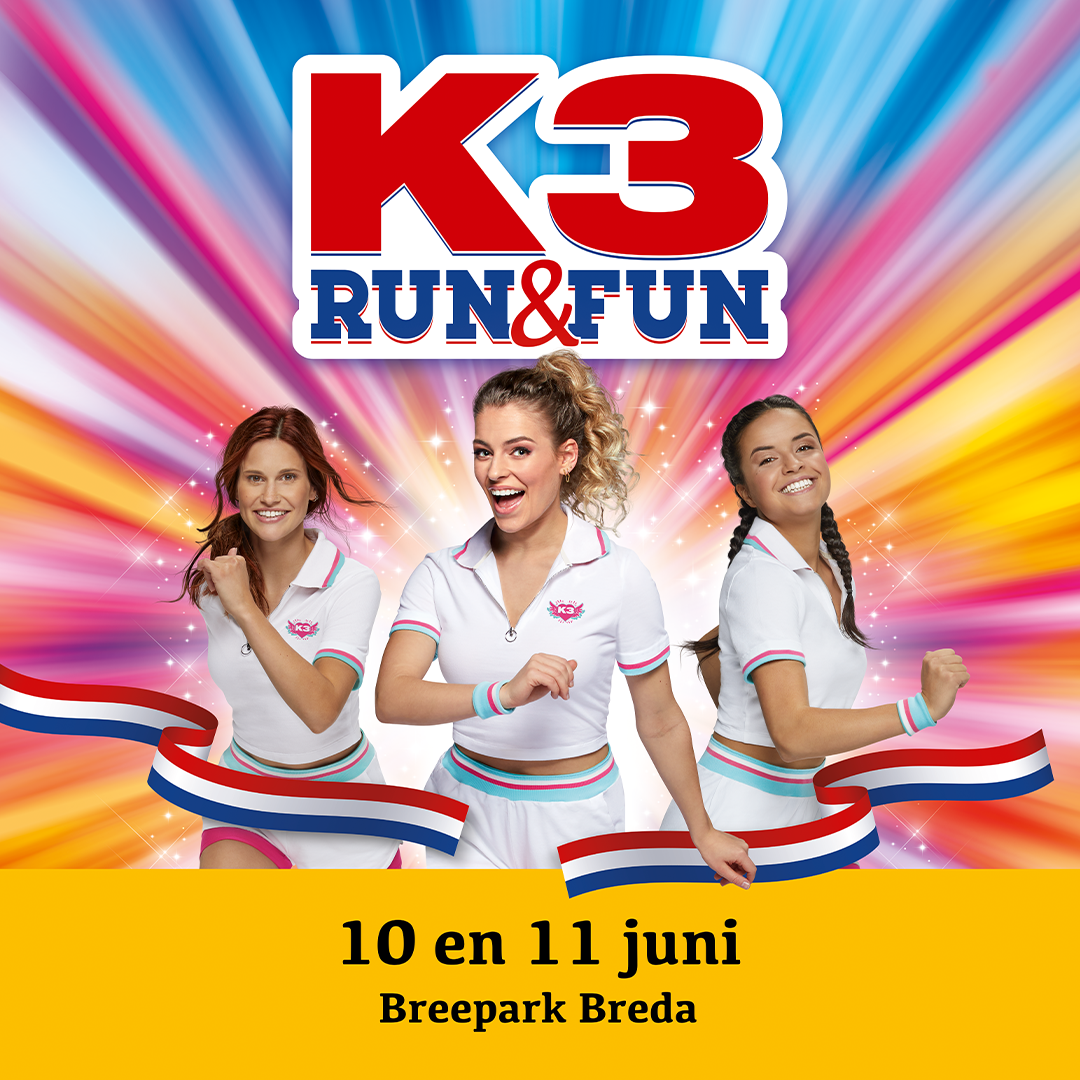 K3 Run & Fun op 10 en 11 juni in Breda - Nieuws - Studio 100