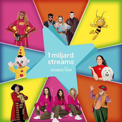 Studio 100 behaalt magische grens van 1 miljard streams - Nieuws ...