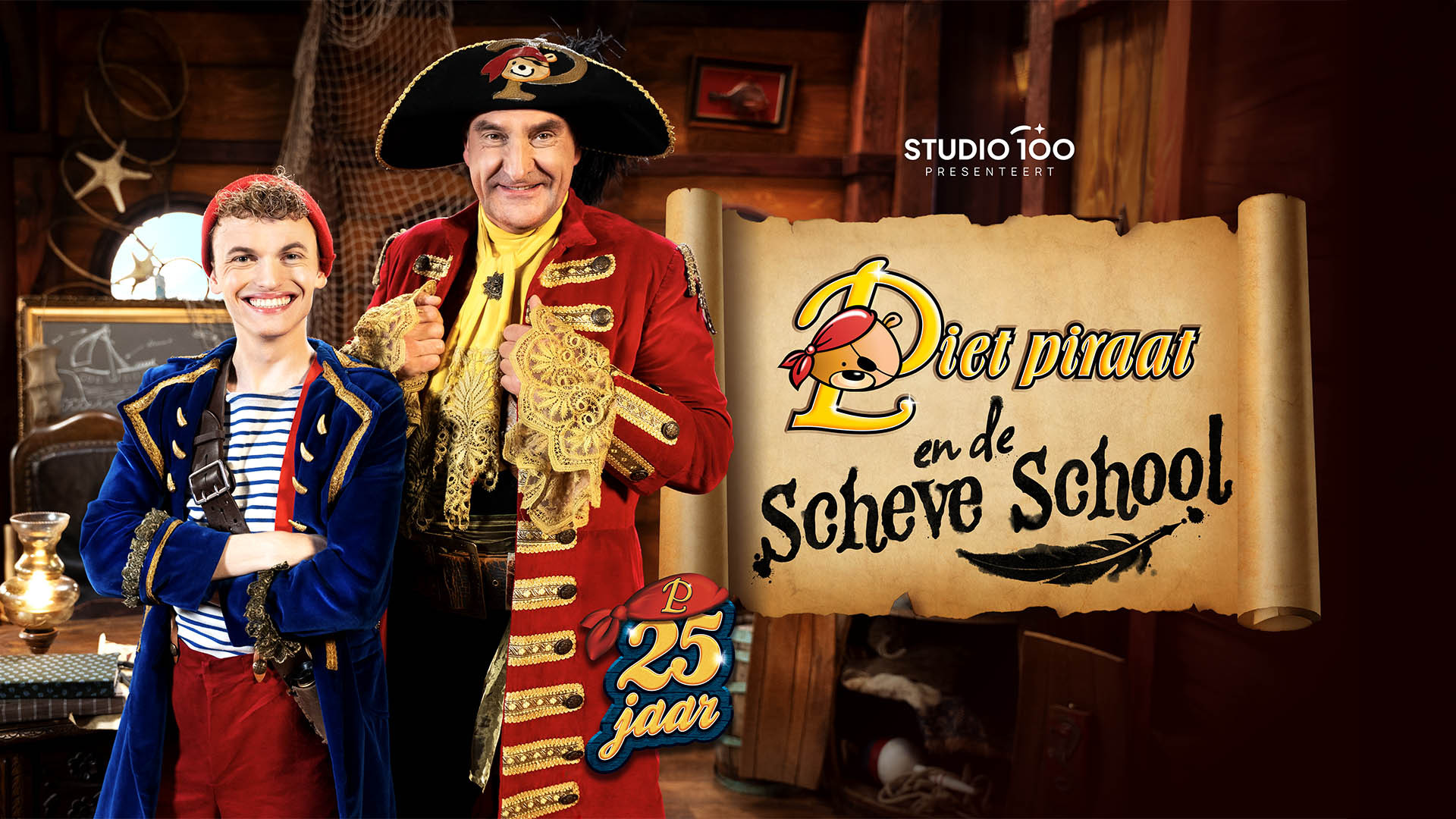 Studio 100 lanceert nieuwe onlinereeks: Piet Piraat en de Scheve School ...